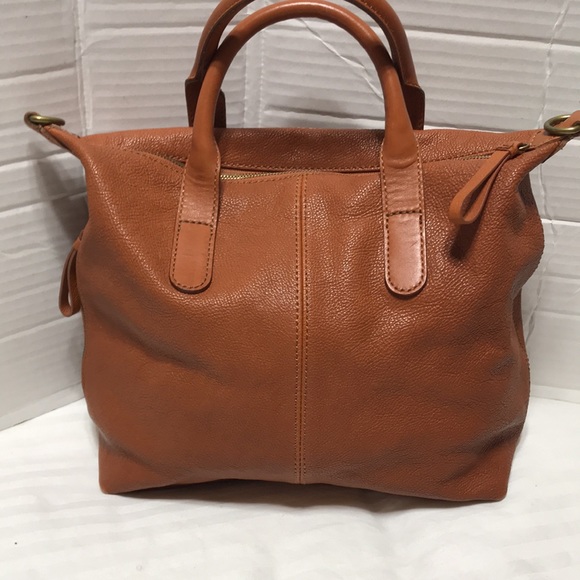 Mark & Graham | Bags | Mark Graham Pebble Leather Satchel Euc | Poshmark
